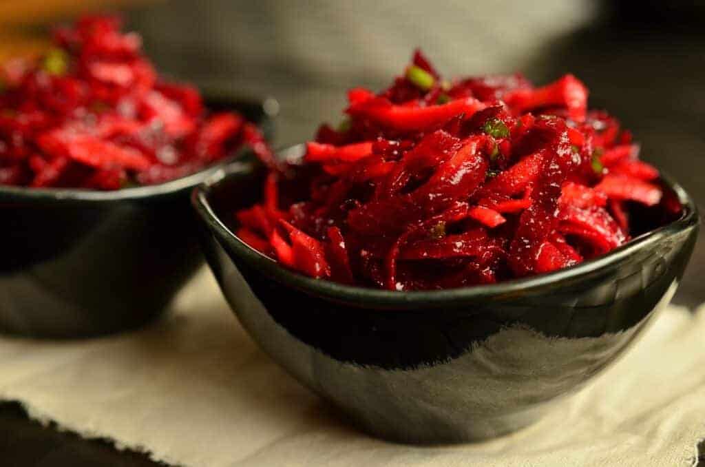 Traditional Polish Shredded Beets Salad - Buraczki Recipe