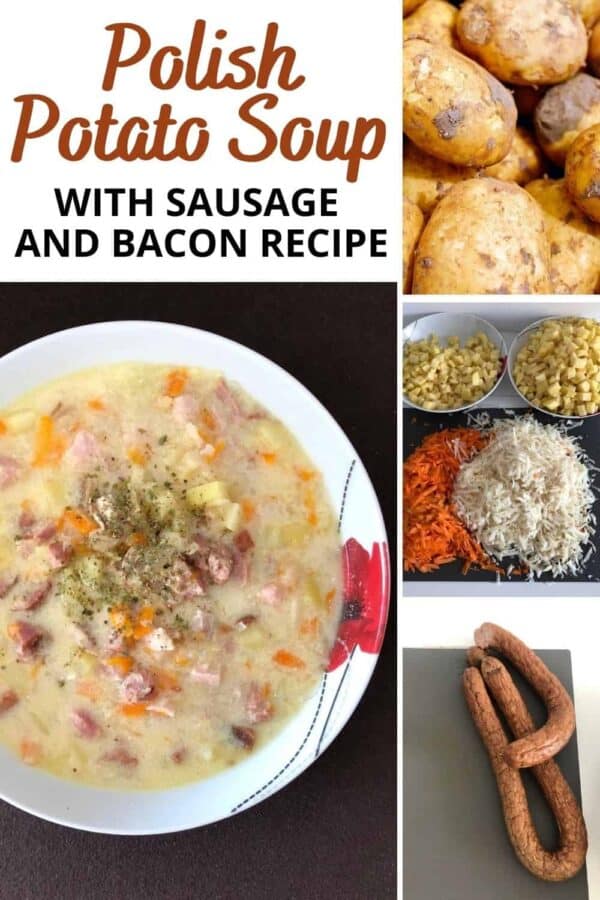 Polish Potato Soup With Sausage - Traditional Kartoflanka Recipe ...