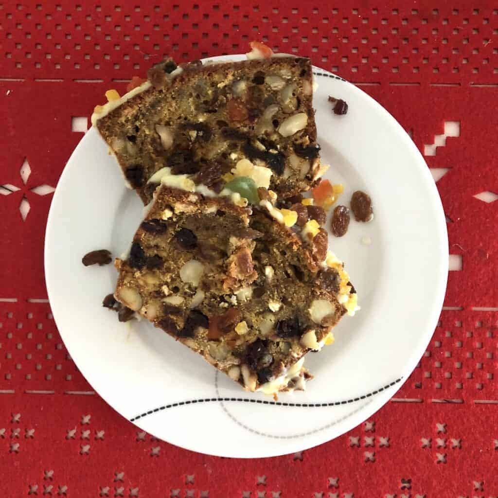 Polish Fruitcake Keks Recipe - Christmas Cake With Dried Fruits And Nuts
