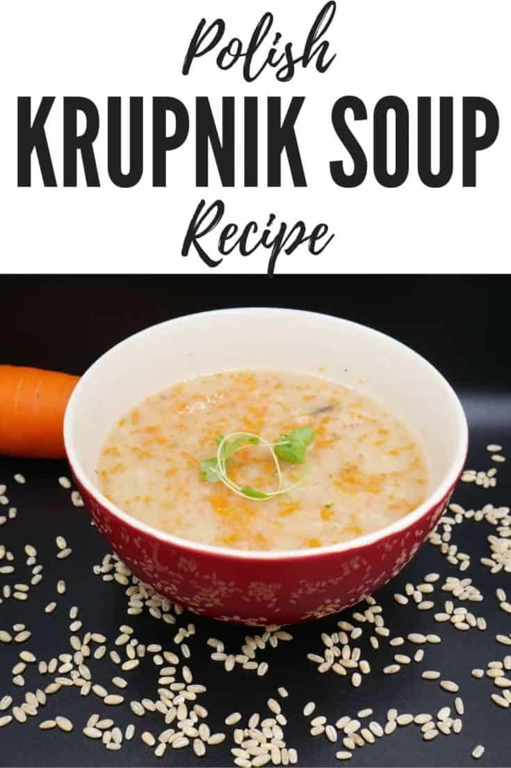 Polish Krupnik Soup Recipe - Polish Foodies