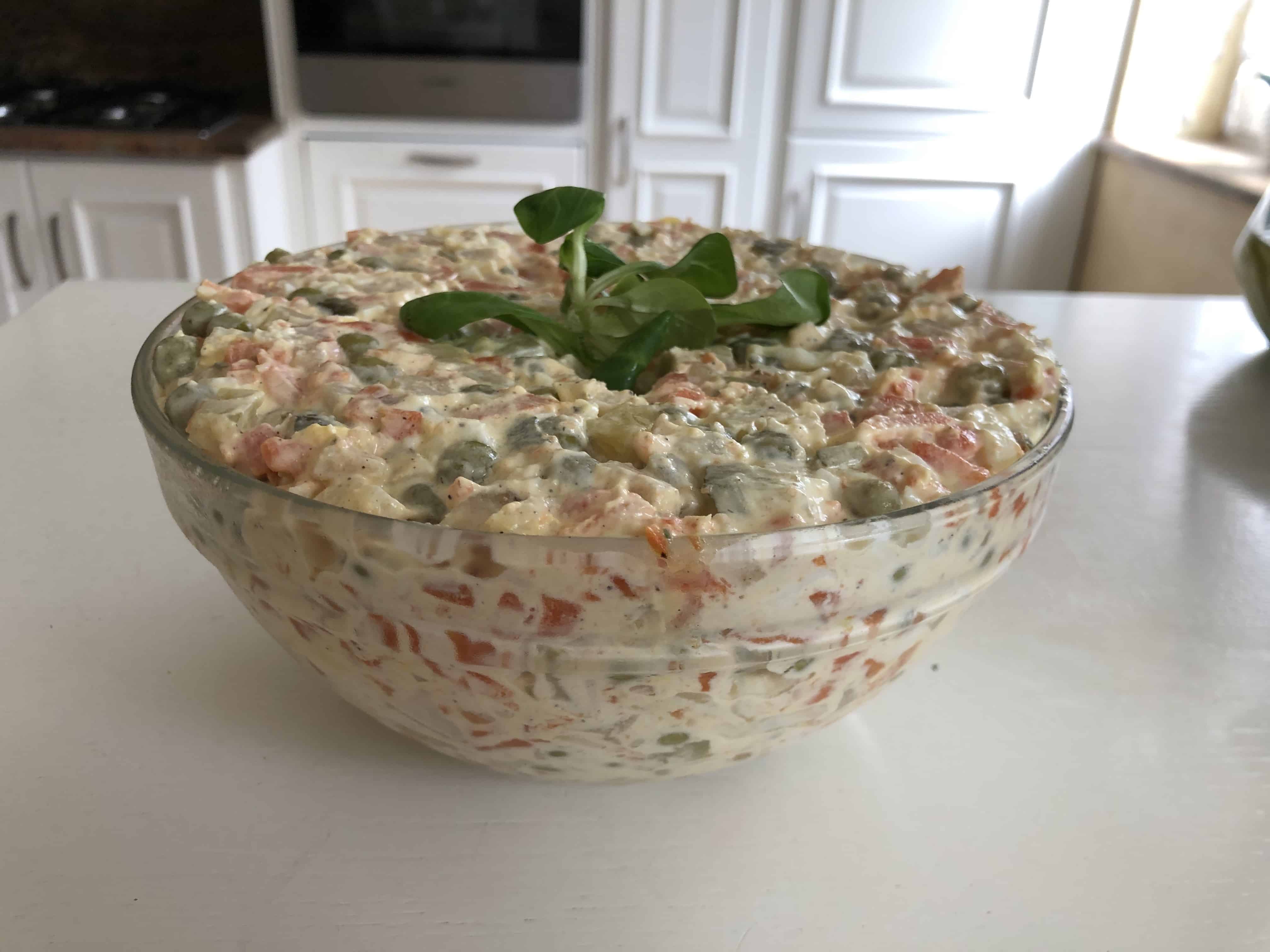 Authentic Polish Potato Salad Recipe (Sałatka Jarzynowa)