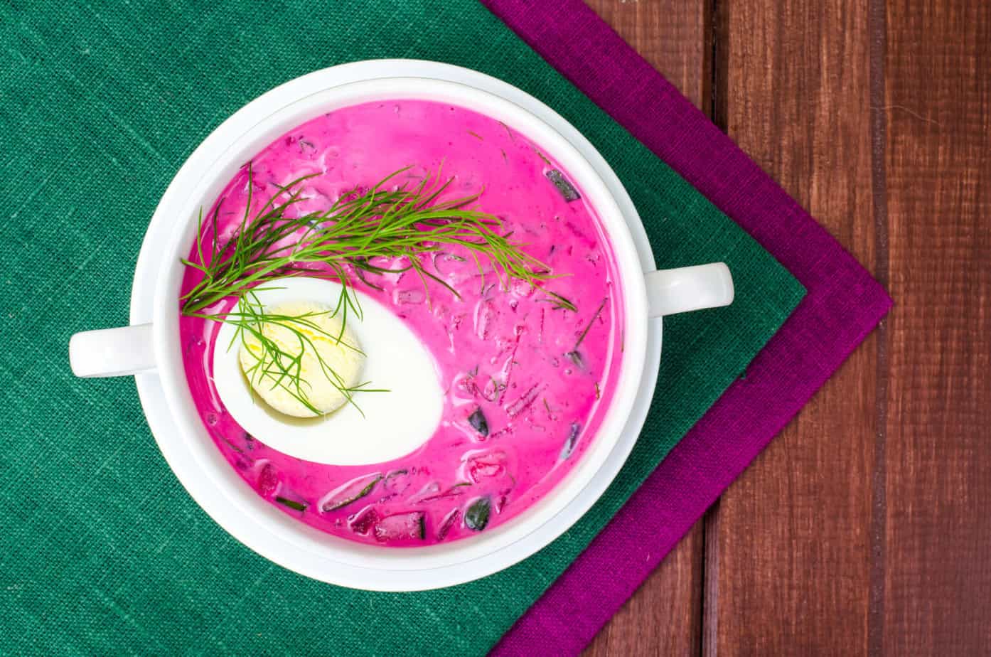 Polish Cold Pink Beet Soup Chlodnik Litewski Recipe [+VIDEO]