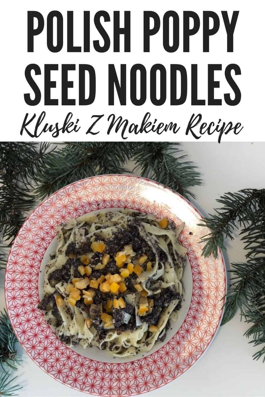 Polish Poppy Seed Noodles Recipe [Kluski Z Makiem]
