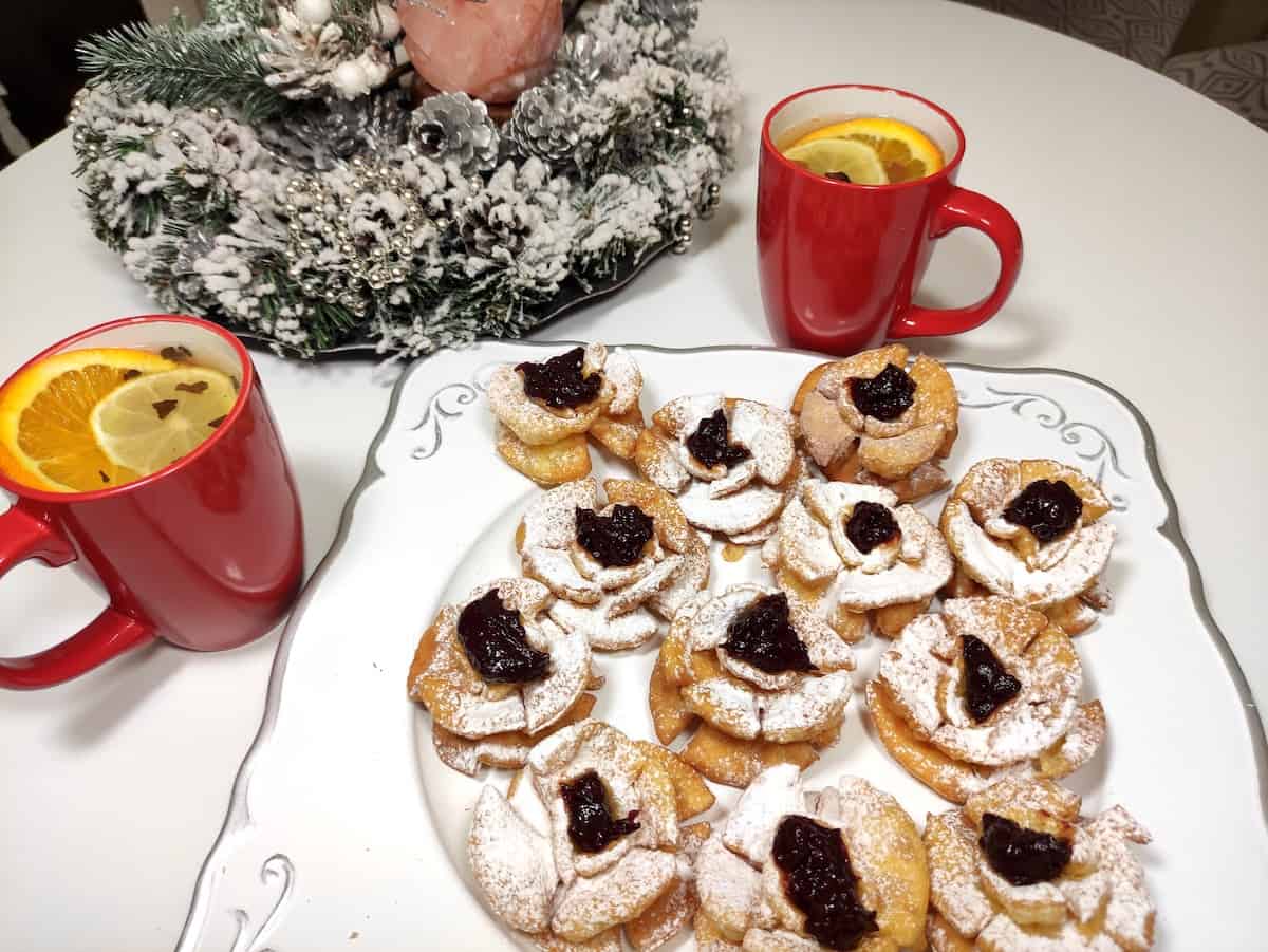 Róże Karnawałowe - Polish Carnival Rosettes Recipe - Polish Foodies