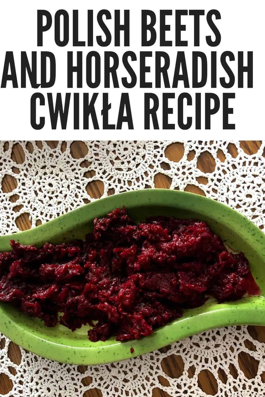 Beets And Horseradish Polish Ćwikła Recipe - Polish Foodies