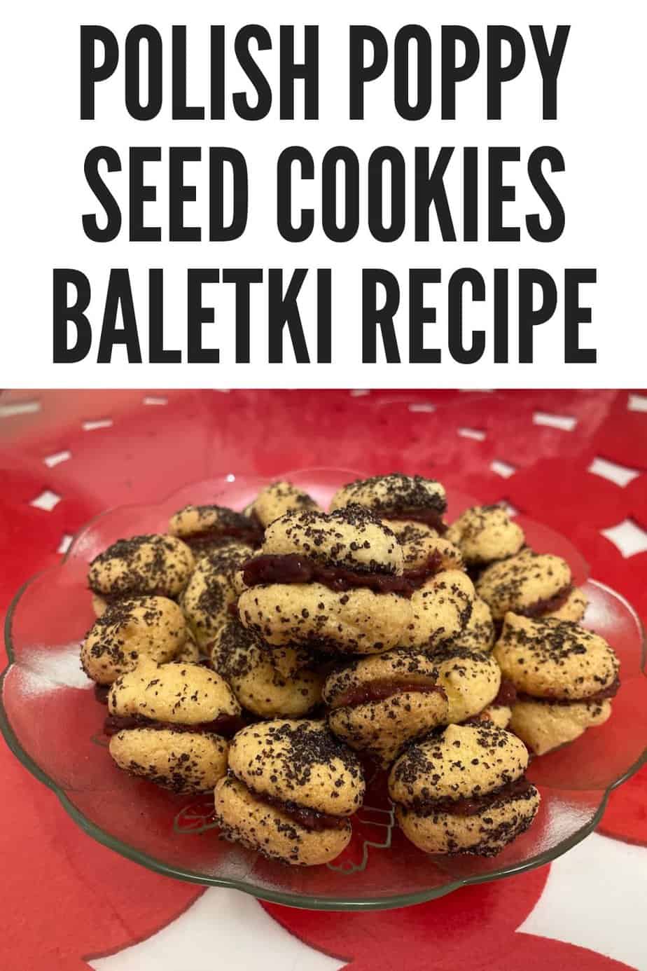 Polish Poppy Seed Cookies Recipe - Baletki - Polish Foodies